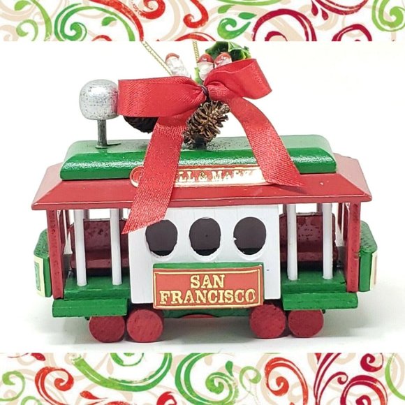 CTC San Francisco | Holiday | Vintage San Francisco Wood Trolley Cable ...